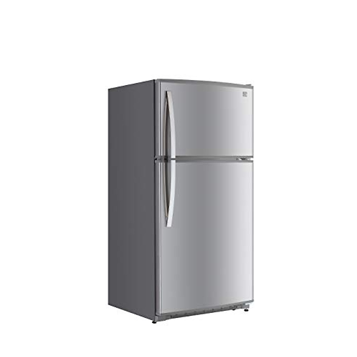 Kenmore Top-Freezer Refrigerator with LED Lighting and 20.8 Cubic Ft. Total Capacity, Stainless Steel