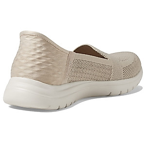 Skechers On-The-Go Flex - Serene Hands Free Slip-Ins Taupe 8 B (M)