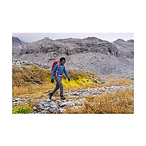 Topo Athletic Men's Trailventure 2 WP Comfortable Waterproof 6MM Drop Trail Running Boots, Athletic Shoes for Trail Running, Charcoal/Orange, Size 10