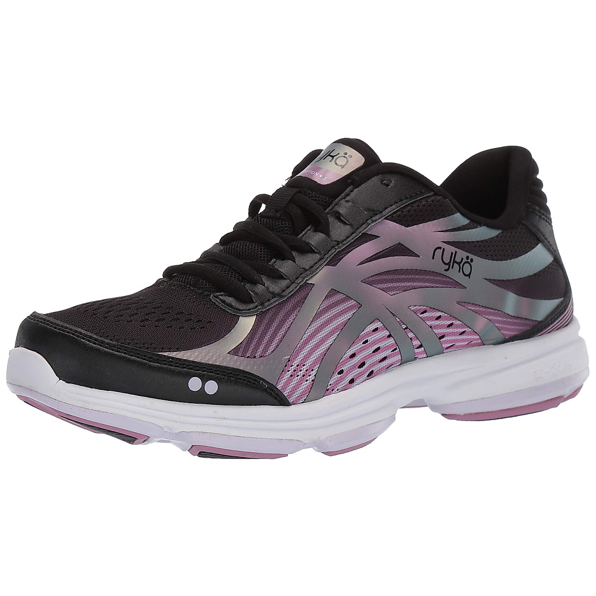 Ryka Womens Devotion Plus 3 Walking Shoe, Black, 9 US