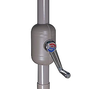 Northlight 7.5ft Outdoor Patio Market Umbrella with Hand Crank, Purple