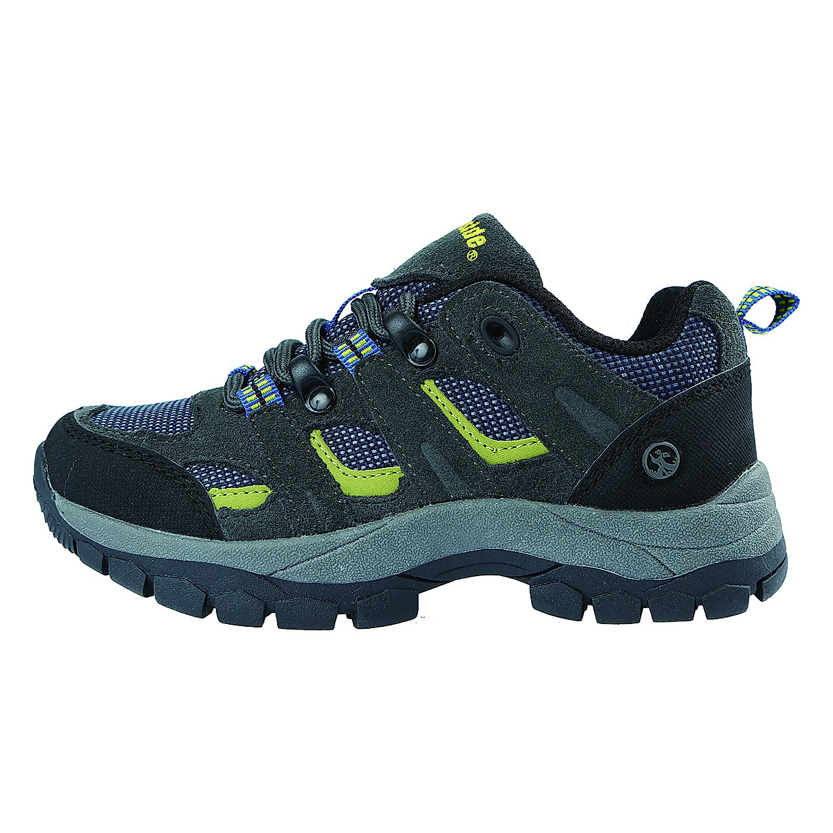 Northside Monroe Low Junior Hiking Boot , Blue/Lime, 6 M US Big Kid