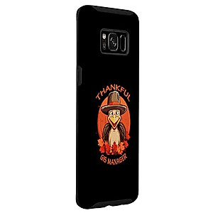 Galaxy S8 GIS Manager Funny Thanksgiving Turkey & Fall Case