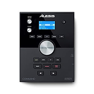 Alesis Drums Command Mesh SE Kit - Electric Drum Set with Quiet Dual Zone Mesh Pads, USB MIDI Connectivity and 600+ Electronic & Acoustic Drum Sounds