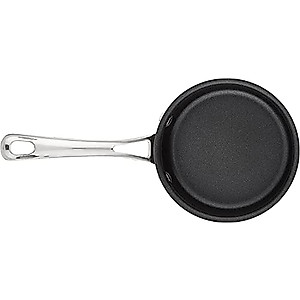 Cuisinart Contour Hard Anodized 1-Quart Saucepan with Cover,Black