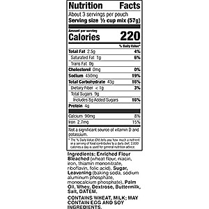 Betty Crocker Buttermilk Pancake and Waffle Mix, 6.75 oz. (Pack of 9)