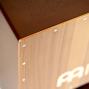 Meinl Jumbo Bass Subwoofer Cajon with Internal Snares - NOT MADE IN CHINA - Walnut Playing Surface, 2-YEAR WARRANTY (SUBCAJ5WN)