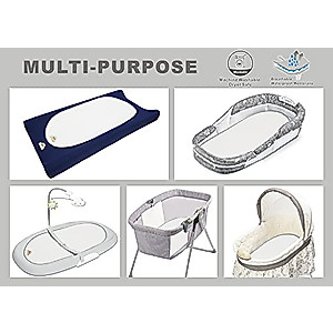 BlueSnail Soft and Comfortable Waterproof Changing pad Liner Portable Coral Fleece Diaper pad Liner (White)