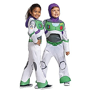 Disney Pixar Lightyear Buzz Space Ranger Costume for Kids, Official Disney Lightyear Costume Outfit, Child Size Small (4-6)