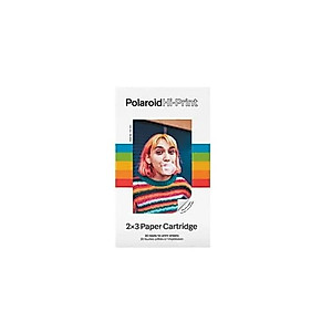 Polaroid Originals Hi-Print 2x3-Inch 20 Sheets Paper Cartridge (5-Pack) Bundle with IS-40 instax Album (6 Items) F