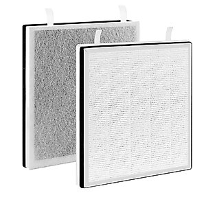 Vital 100 Replacement Filter for LEVOIT Vital 100 Air Purifier, Vital 100-RF 3-Stage True HEPA Replacement Filter, 2 Pack