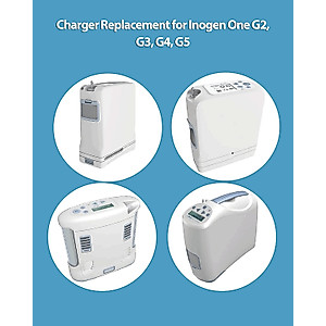 VHBW Charger Replacement for Inogen One G1 G2 G3 G4 G5 ADP-120RH BA-301 BA-302 BA-303 Concentrator, 120W 9.8Ft Long Power Supply Compatible with Inogen