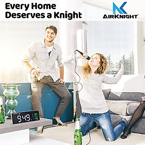 AirKnight 3-in-1 Decibel Meter Sound Level Reader + Humidity & Temperature. Classroom Noise Meter, Sound Meter, SPL Meter & DB Meter Wall Mounted. Sound Level Meter, Decibel Reader Noise Decibel Meter