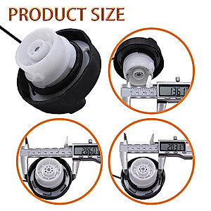 Fokes Gas Cap, Fuel Cap For 2003-2018 Jeep Wrangler JK, Wrangler TJ, Liberty, Cherokee, Compass, Commander,Grand Cherokee & Dodge Ram 1500 Journey Dakota Dart Caravan & Chrysler 200 300#52030387AB