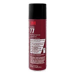 3M Super 77 Multipurpose Spray Adhesive, Low VOC, 14 oz.