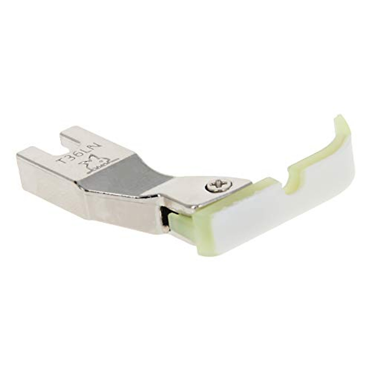 Othmro 3Pcs #T36LN Presser Foot Narrow Zipper Foot Plastic and Steel Sewing Presser Foot Sewing Machine Presser Feet with Plastic Bottom for High Shank System Industrial Sewing Machines Yellow Silver