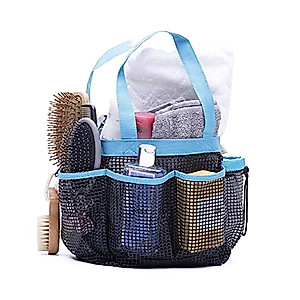 Arkad BauningTREE Shower Caddy Toiletry Mesh Bag and Hand Towel. Holds Your Bathroom Items Shampoo, Soap, Towels, Brushes. Perfect for College Dorm, Gyms, Spa, Camping & More