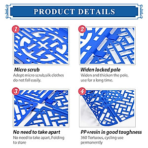 BoxLegend Shirt Folding Board t Shirts Clothes Folder Durable Plastic Laundry folders Portable Folding Boards for Travel Blue