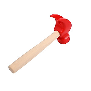 Kisangel 2pcs Wooden Hammer Simulation Hammers Maintenance Tools Mallet Pounding Educational