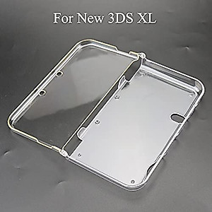 Clear Crystal Plastic Protective Hard Shell Skin Case Cover for Nintend 3DS New 3DS XL Console Game (for New 3DS XL)