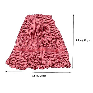 IWOWHERO 1pc Practical Mop Cloth Household Spray Mop Washable Sponge Headband Wet Mop Sponge Mop Refill Reusable Mop Head Commercial Mop Mop Refill Mops Red