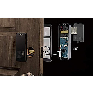Alfred Touchscreen Keypad Pin + Bluetooth + Z-Wave + Key Entry (DB1-B-BL) Smart Door Lock