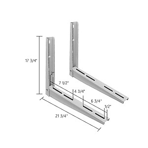 AC parts Wall Mounting Bracket for Mini Split Air Conditioner Condensing Unit，Heat Pump，1-5P, Support up to 350lbs, Universal (9000-36000 btu)