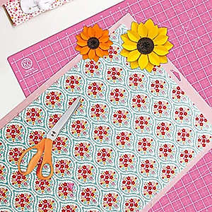 KC GLOBAL A1 (36"x24") Self-Healing Cutting Mat (Pink) - Sturdy, Reversible, Eco-Friendly, Non-Slip. Premium Desk Mat for Crafters, Quilters, and Hobbyist