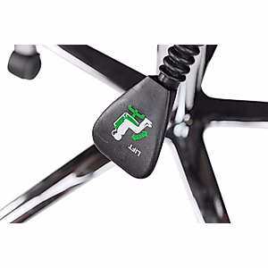 Spa Luxe Rolling Stool with Back Support for Beauty, Exam, Office and Home (Clay)