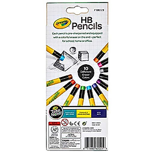 Crayola Number 2 Pencils, Back To School Supplies, 12ct Wooden Pencils