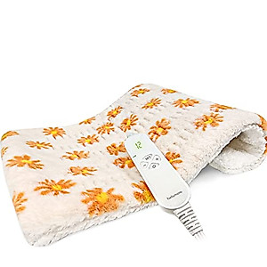 HELLOMOTO Heating Pad for Pain Relief, Electric Heating Pad for Back Pain and Cramps -12 Heat Settings with Auto Off,12 Inch x 24 Inch, Machine Washable-OW01