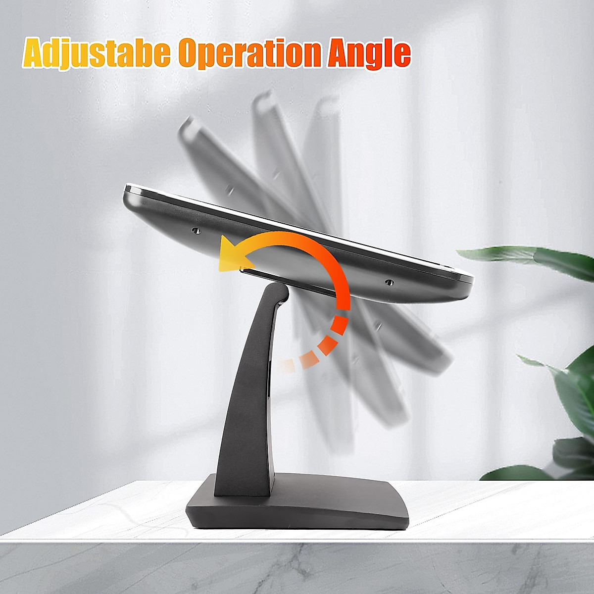 Angel POS 17-Inch Capacitive LED Backlit Multi-Touch Monitor, True Flat Seamless Design Touchscreen, VGA