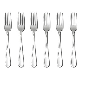 Oneida Flatware Flight, Teaspoons, Set of 6 & Flight Dinner Forks, Set of 6