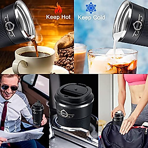 Gifts for Dad from Daughter Son Kids - 12 oz Coffee Mug - Christmas Gifts for Men - Birthday Gifts for Dad - Stocking Stuffers for Husband - Best Presents Ideas - Portable Stainless Steel Travel Cup