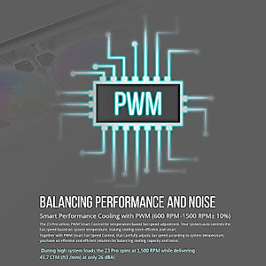 Montech Z3 PRO Addressable RGB 120mm Fan, 3 Pack with Lighting Controller, PWM Control for Computer Case, ARGB Remote Controller, Programmable Lighting Effects, White Fan Frame