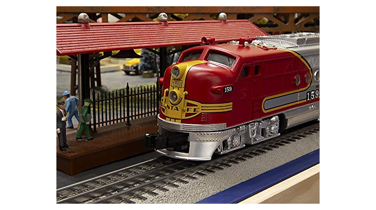 Santa Fe Super Chief O Gauge Train Set with Bluetooth Remote Control