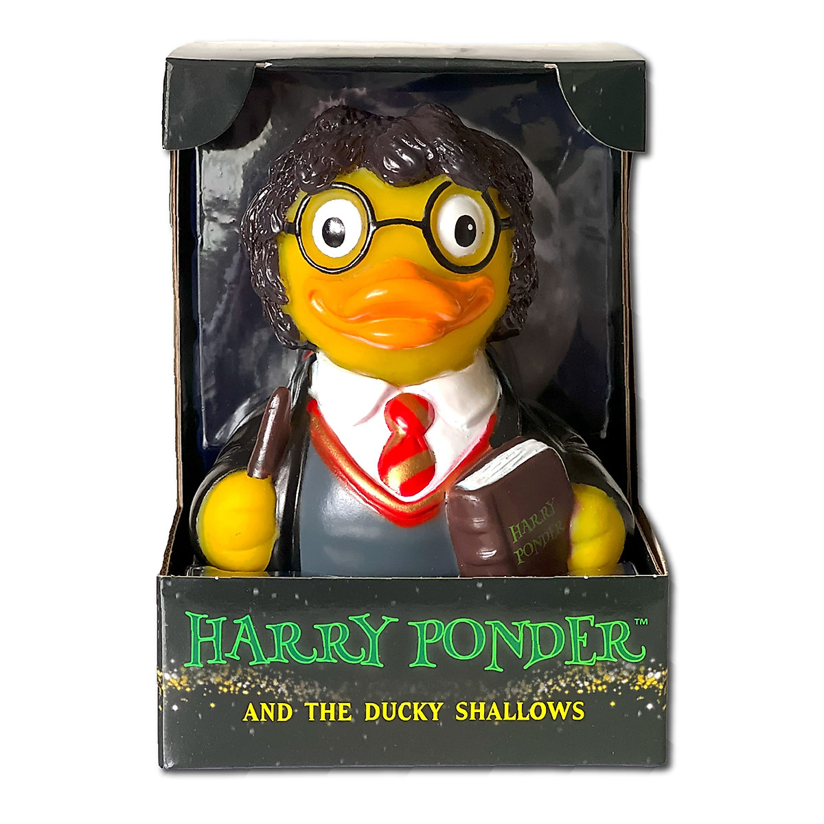 CelebriDucks - Harry Ponder - Floating Rubber Ducks - Collectible Bath Toy Gift for Kids & Adults of All Ages
