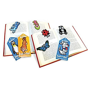 Monkey Bulk Bookmarks for Kids Girls Boys - Set of 10 Animal Bookmarks Perfect for School Student Incentives Birthday Party Supplies Reading Incentives Party Favor Prizes Classroom Reading Awards!