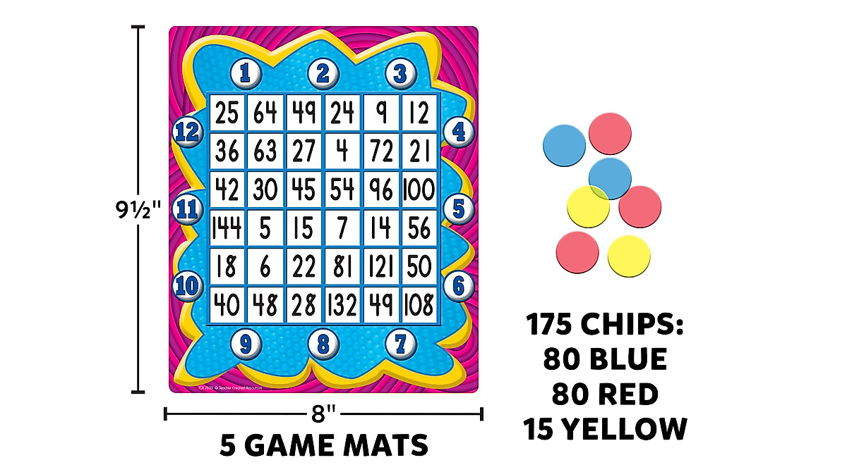 Multiplication Four-in-a-Row Game | Fun Math Practice for Kids 8+