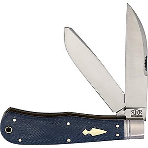 Rough Ryder Heavy Trapper Denim Micarta RRR011