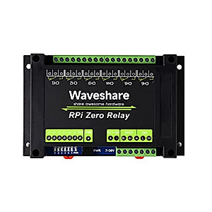 Waveshare Industrial 6-Channel Relay Module for Raspberry Pi Zero WH RS485/CAN Bus Power Supply Isolation Photocoupler Isolation