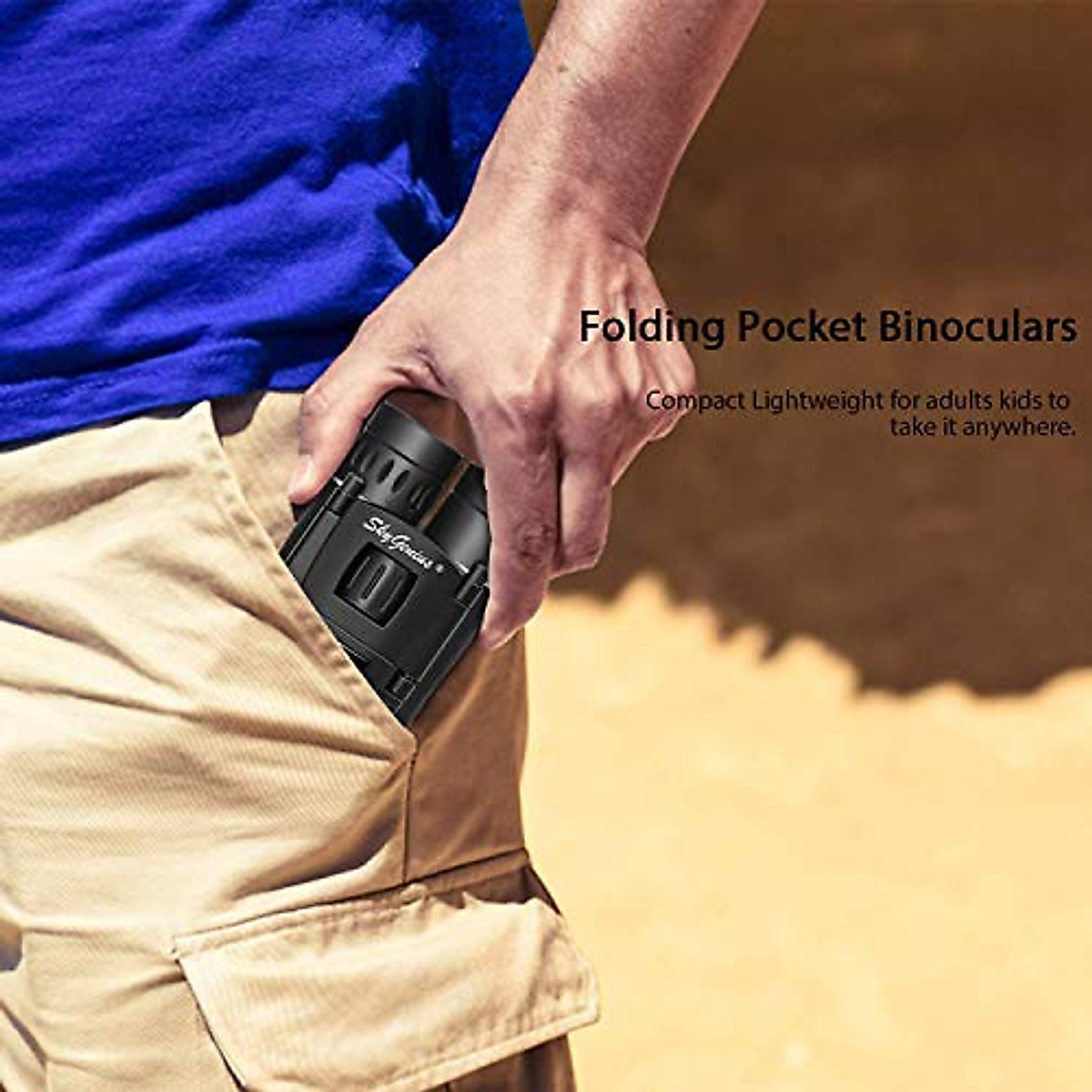 BRIGENIUS 8x21 Small Binoculars, Compact Binoculars for Adults Kids Bird Watching, Mini Pocket Lightweight Binoculars for Opera Concert Theater