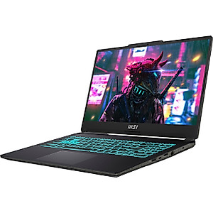 MSI Cyborg 15 Gaming Laptop, 15.6" 144Hz FHD IPS Display, 10-Core Intel Core i7-12650H, NVIDIA Geforce RTX 4060, 32GB DDR5 RAM, 1TB NVMe SSD, Backlit Keyboard, HDMI, USB-C, Win 11, w/CUE Accessories