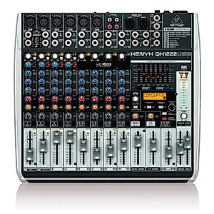 Behringer Xenyx QX1222USB Mixer with USB and Effects