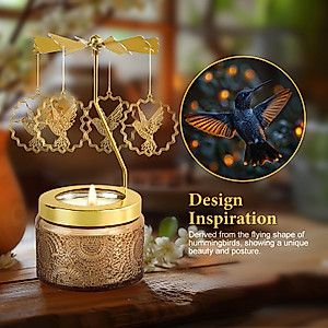 Birthday Gifts for Women, Christmas Gifts for Women & Mom, Unique Personalized Gifts for Daughter Sister Friends, Funny Candle Sets, Funny Candle Gifts for Women (Hummingbird)