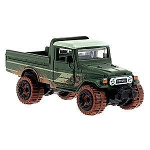 Hot Wheels 2022 - Toyota Land Cruiser - Off-Road Mud Runners 4/5 [Green]