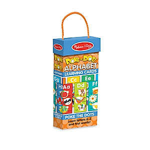 Melissa & Doug Poke-a-Dot Alphabet Learning Cards - Interactive Alphabet-Themed Learning Cards For Toddlers And Preschoolers