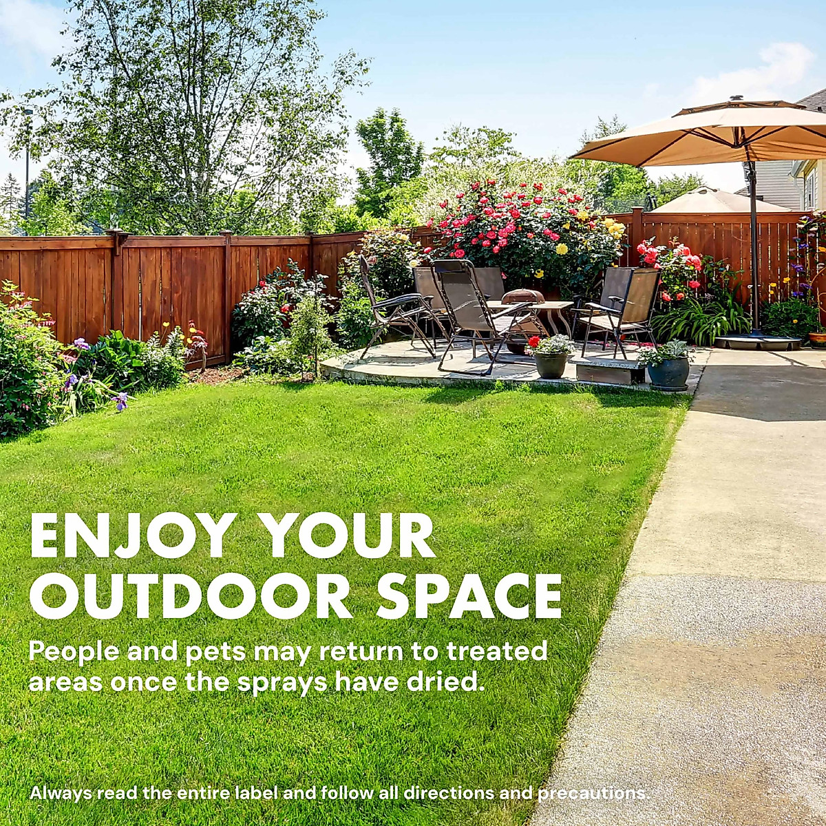 Spectracide Weed & Grass Killer, Use On Driveways, Walkways and Around Trees and Flower Beds, 1 Gallon (RTU Spray)