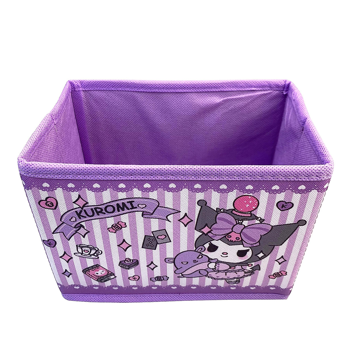 HUANGQH Cute Foldable Cube Storage Bins Box,Office Desk/Room Decoration Storage Box,Makeup Holder Organizer for Girl Women. (box2)