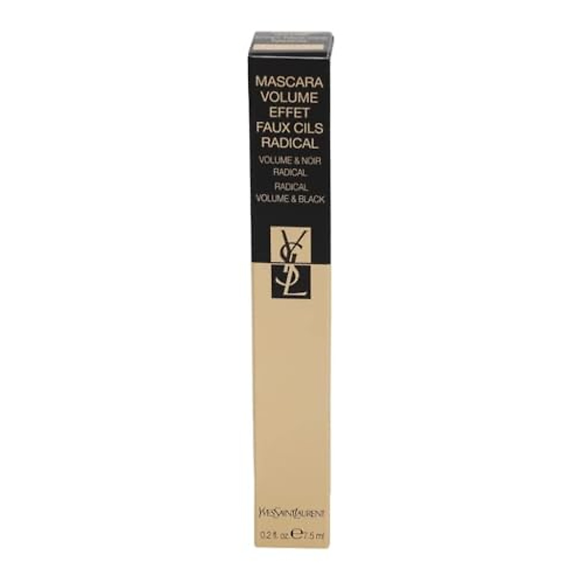 YSL MASCARA VOLUME EFFET FAUX CILS RADICAL BLACK OVER BLACK (Black)